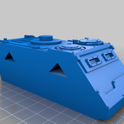 3D printed GRIMDARK FUTURE BATTLE BROTHER TANK HULL [FDM FRIENDLY]・Cults