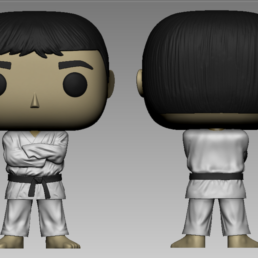 3D file Custom Pop Karate 🥋 ・3D print design to download・Cults