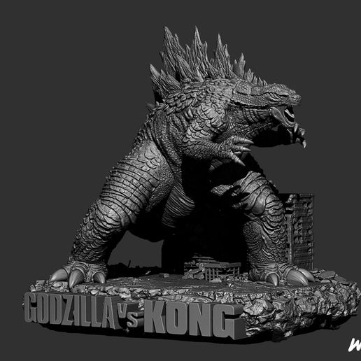 🎬 WICKED MOVIES GODZILLA SCULPTURE: TESTED AND READY FOR 3D PRINTING ...
