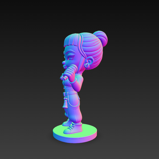 👧 K-Pop Demon Hunters - Chibi Idol Trio (STL) | 3D Printable Girl Group ...