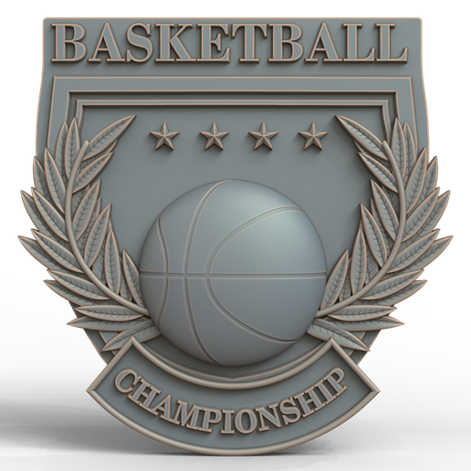 📁 3D Model STL File for CNC Router Laser & 3D Printer 0797. Basketball ...