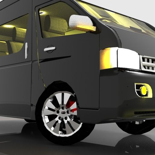 3D file Mini Van 🚐 ・3D print design to download・Cults