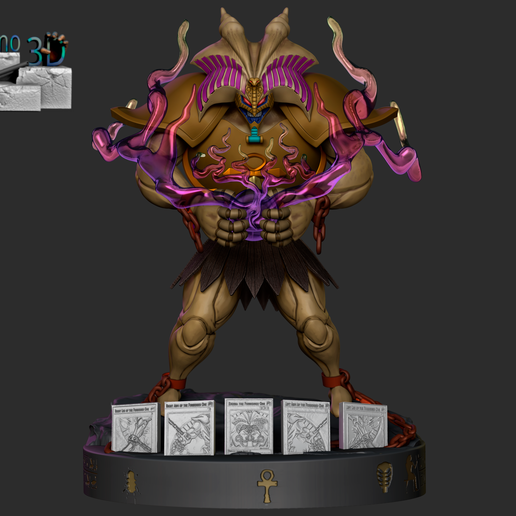 👾 Exodia YU GI OH・ 3D File for ・Cults