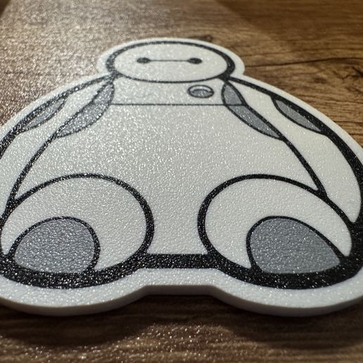 🧲 Baymax Big Hero 6 Magnet (multi-color)(8x3mm magnets)・Archivo STL ...