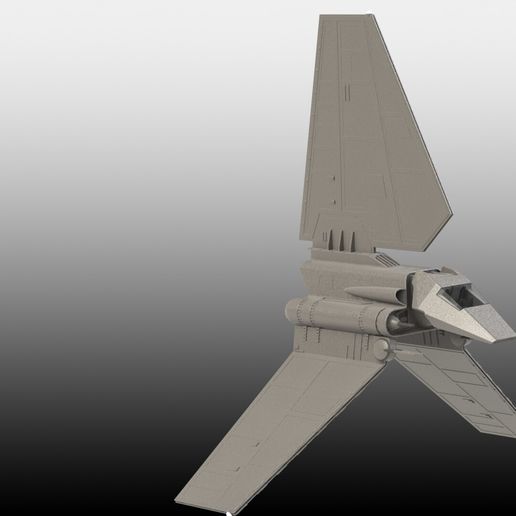 Lambda Class Shuttle・ 3MF File for ・Cults