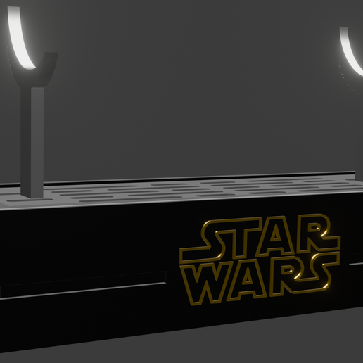 ⭐ Star Wars Lightsaber Display Stand・ 3D File for 3D printing・Cults