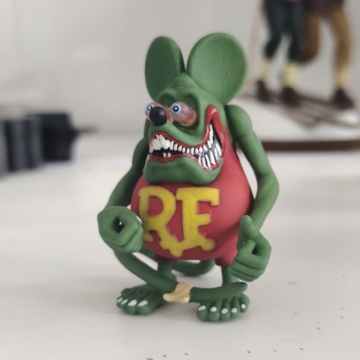 🐀 Rat Fink・ STL File for 3D printing・Cults