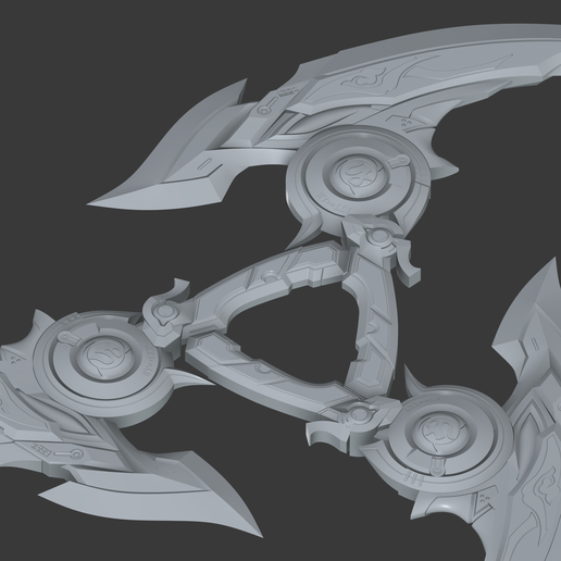 ⭐ Honkai Star Rail Rappa Weapon and Shuriken for 3d print・ 3D File for ...