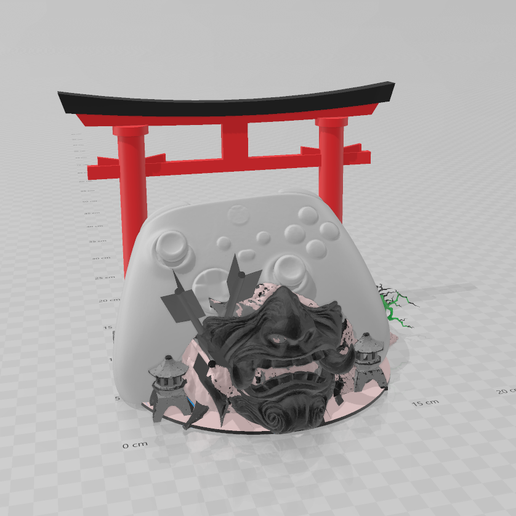 🗡️ Samurai Controller Stand - Xbox edition・ STL File for 3D printing・Cults