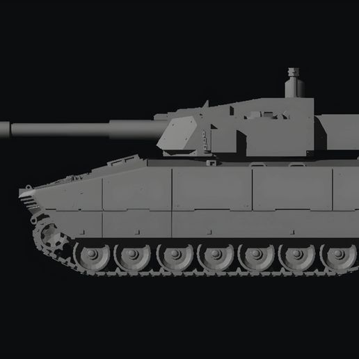 STL file Otokar tulpar medium tank 🪖 ・Model to download and 3D print・Cults