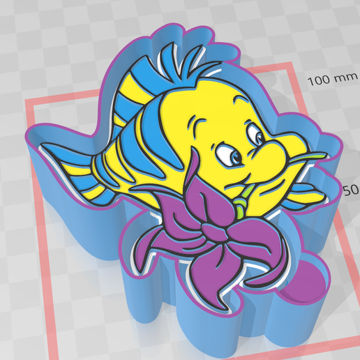 3D file Fish 2 Freshie Mold 🐠 ・Template to download and 3D print・Cults
