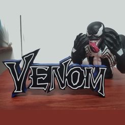 3D printable 3D MULTICOLOR LOGO/SIGN - Venom • made with Creality ender ...