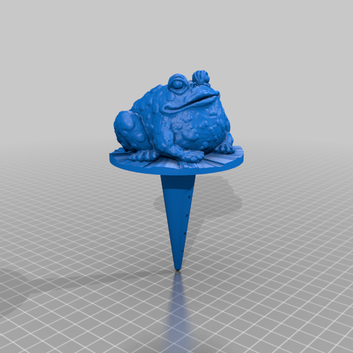 Free 3D file Toad Watering Spike 💧 ・3D printer design to download・Cults