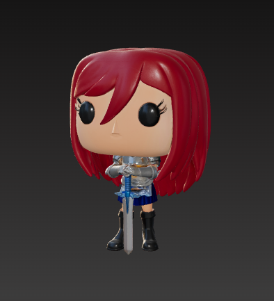 STL file Erza Scarlet 💬 ・Model to download and 3D print・Cults
