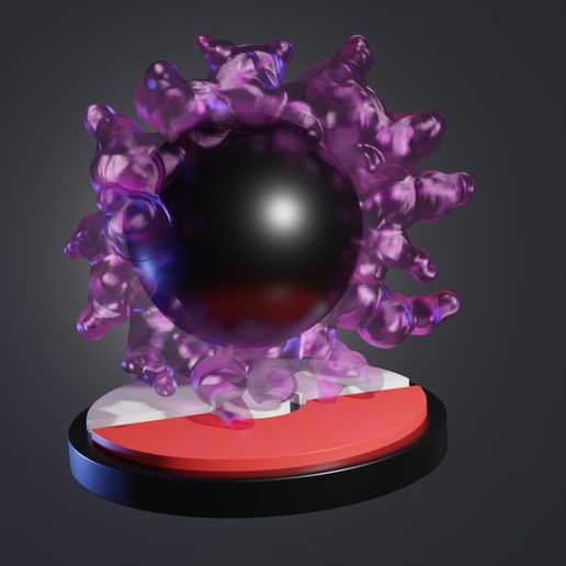 🐉 GASTLY - POKÉMON・ STL File for 3D printing・Cults