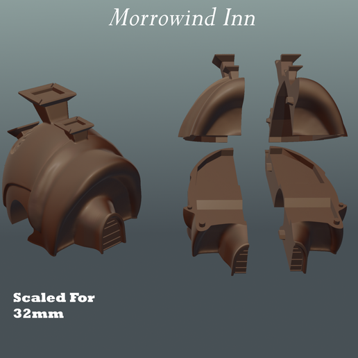 🎲 Morrowind Terrain Elder Scrolls Terrain Redoran Ald Ruhn Inn 32 mm ...