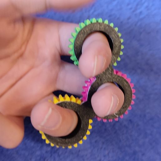Stl File Gear Fidget Game・3d Print Model To Download・cults