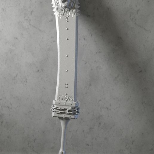 🗡️ NIER : AUTOMATA 1:1 Two-handed sword "Beastlord"・ STL File for 3D ...