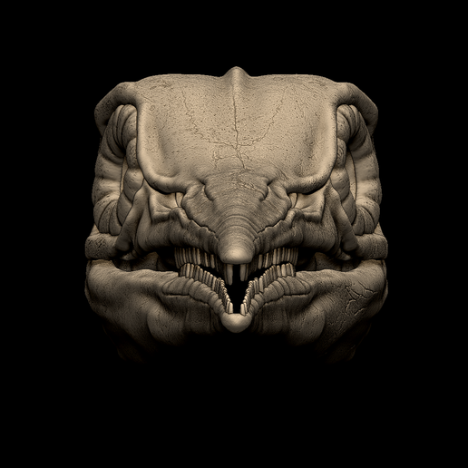 💀 Ichthyosaurus Skull・ STL File for 3D printing・Cults