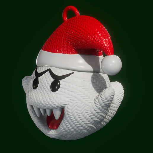 🎄 Boo Sphere Christmas Stitch - Boo Sphere Mario Bros Christmas・ STL ...