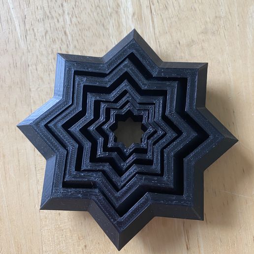 STL file Star Fidget Toy ⭐ ・3D printable model to download・Cults