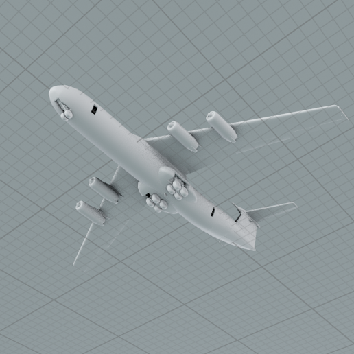 🛩️ Lockheed C-141 Starlifter Plane aircraft MODEL・ STL File for 3D ...