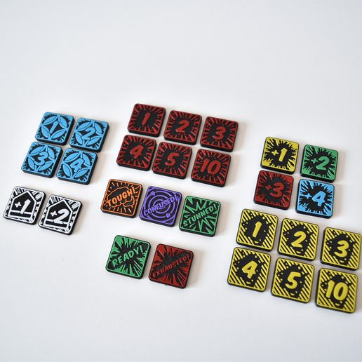 🃏 Tokens Marvel Champions LCG・ STL File for 3D printing・Cults