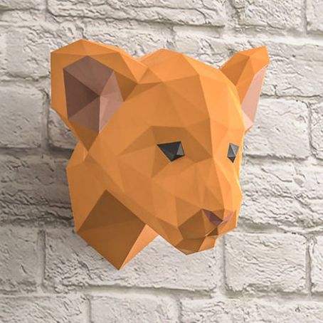 🦁 SIMBA LION CUB・ 3D File for Papercraft & Origami・Cults