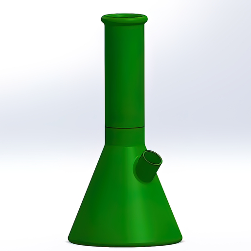 💐 Basic Bong Customizable - Commercial Use・ 3D File for 3D printing・Cults