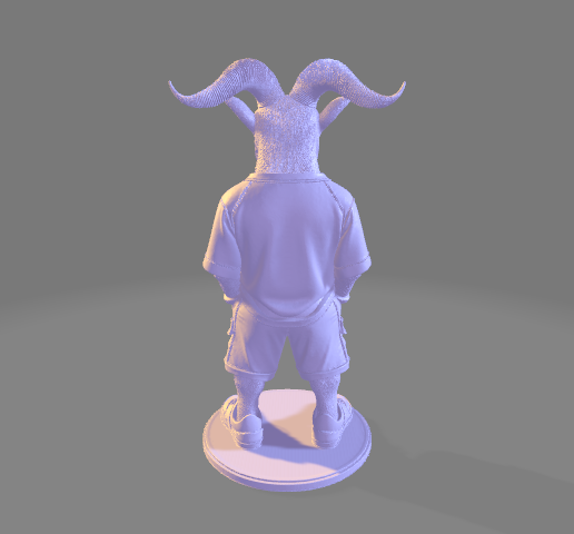 🆒 Cool Goat – Street Style 3D Printable Model・ STL File for 3D printing ...