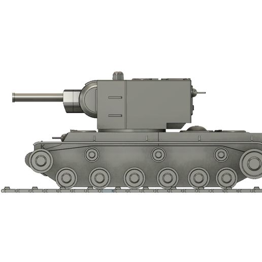 🪖 KV-2 Model・ STL File for ・Cults