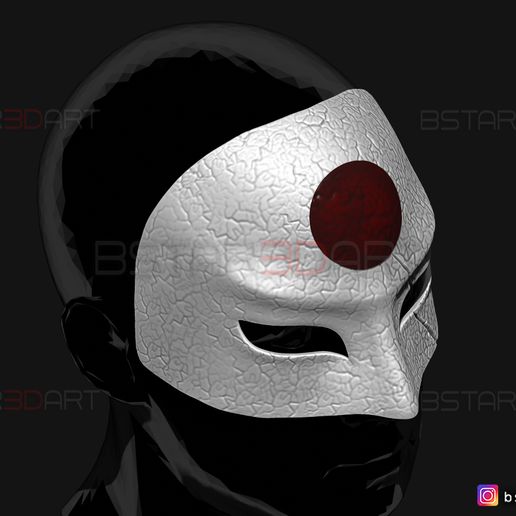 👾 Katana Mask - The Suicide Squad - DC Comics cosplay・ STL File for ・Cults