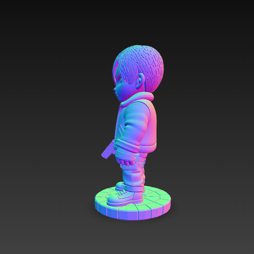 ☂️ Leon Kennedy・ STL File for 3D printing・Cults