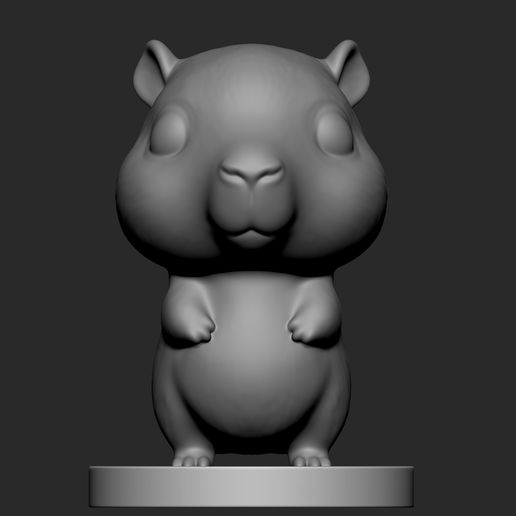🎨 Chibi Capybara - STL・ STL File for 3D printing・Cults