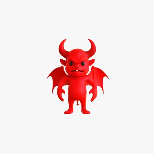 😈 Devil 003・ STL File for 3D printing・Cults