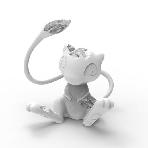 🗿 MEW DANIEL ARSHAM STYLE SCULPTURE - WITH CRYSTALS AND MINERALS・ STL ...