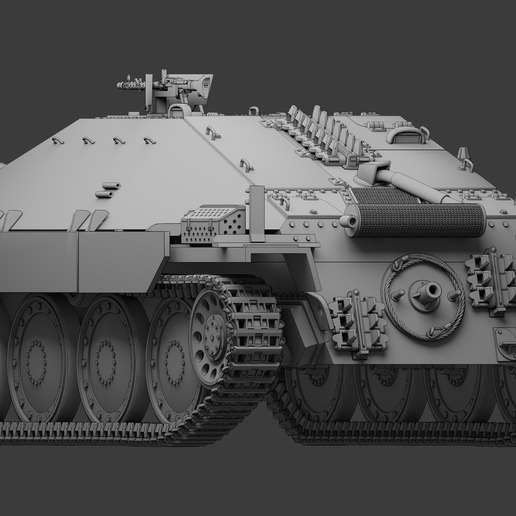 🌆 Sd.Kfz. 138-2 Jagdpanzer 38(t) Hetzer 1:35・ STL File for 3D printing ...