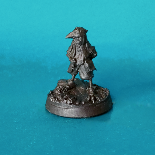 🎲 Quiet, a kenku assassin - DnD miniature [presupported]・ STL File for ...