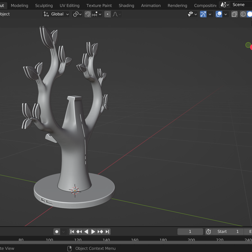 🌳 Nature Inspired Tree Phone Stand - Elegant Desktop Organizer・ STL ...