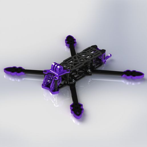 🖼️ FPV Drone Frame・ STL File for 3D printing・Cults