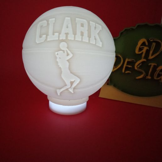🏀 Caitlin Clark Iowa Hawkeyes 3D Basketball Light・ STL File for 3D ...