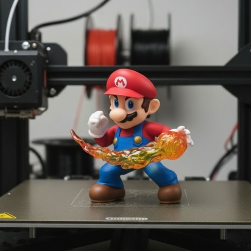 🎄 Amiibo Super Mario - Super Mario・ STL File for 3D printing・Cults
