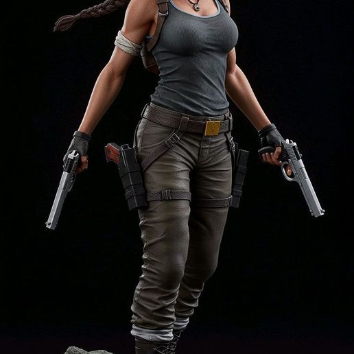 🪦 Tomb Raider・ STL File for 3D printing・Cults