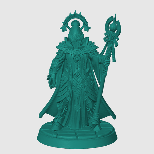 👽 Starseer Oracle – Mystic Alien Seer Miniature War-Hammer (28mm Scale ...