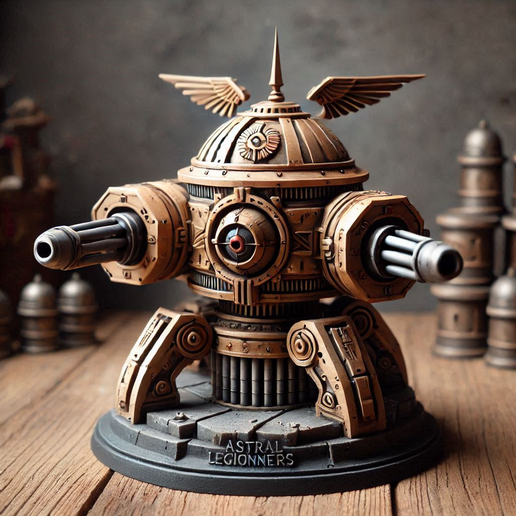 3D file Astral Legionnaires - Ember Sentinel Turret 🎲 ・3D printable ...