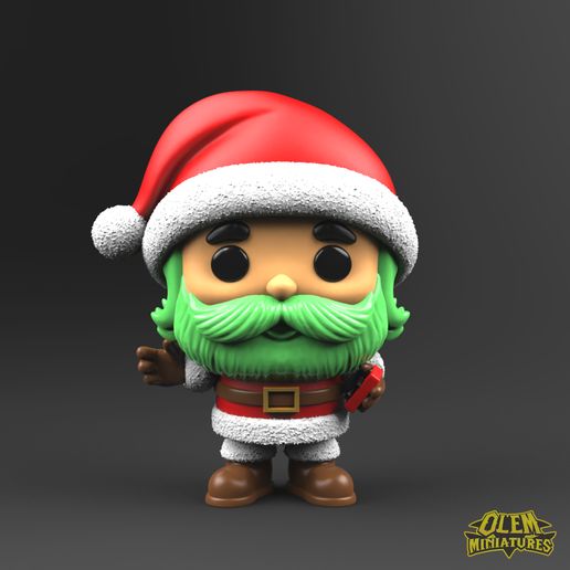 STL file Funko Pop Santa 🎅 ・3D printable model to download・Cults