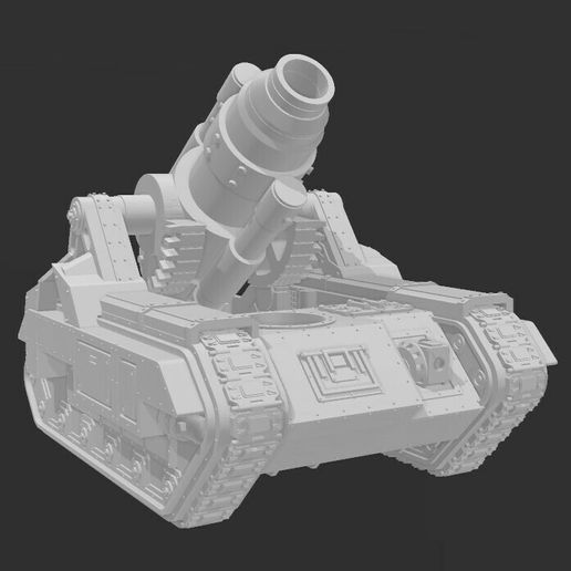 🪖 Siege Mortar Colossal Variant MKI・ 3D File for 3D printing・Cults