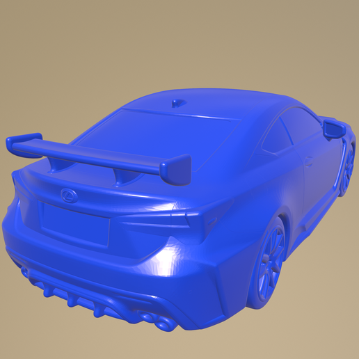 🚗 Lexus RC-F Track Edition 2020 PRINTABLE CAR IN SEPARATE PARTS・ STL ...
