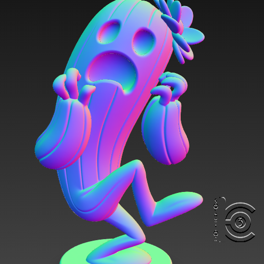 💐 Screaming Flower Creature・ STL File for 3D printing・Cults