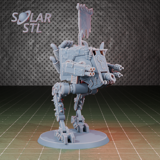 🎲 Ork Looted AT-ST・Free 3D File for 3D printing・Cults